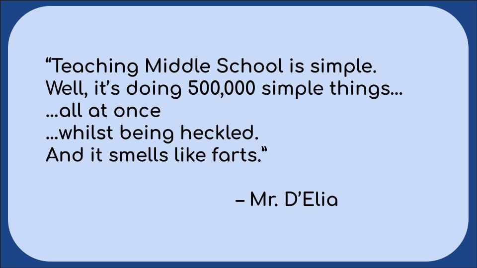 Interview With a Teacher #1: Mr. D’Elia – Carie Juettner